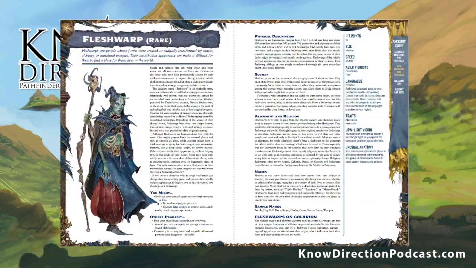 Ancestry Guide – Pathfinder 2 Fanblog