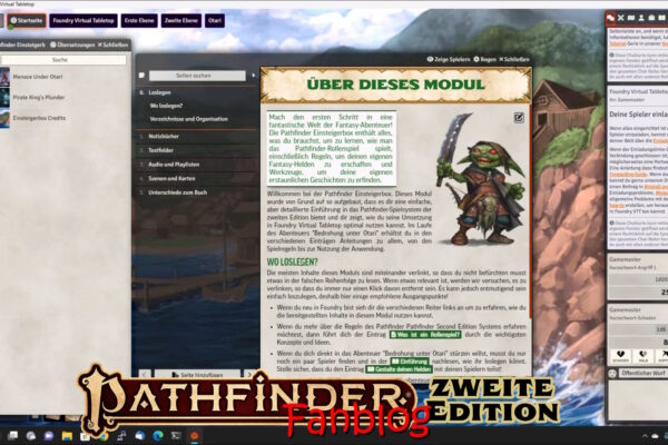Einblick in Deutsche Einsteigerbox für Foundry – Pathfinder 2 Fanblog